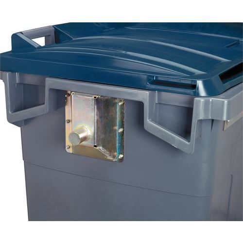 Contentor móvel SULO – Munhões metálicos – Separação de resíduos – 660 ...