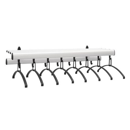 Bengaleiro de parede Allure, modelo 10 - Gardelux - Manutan.pt