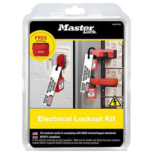 Kit de consignation électrique ELECKIT-EN - Master Lock - Manutan.pt