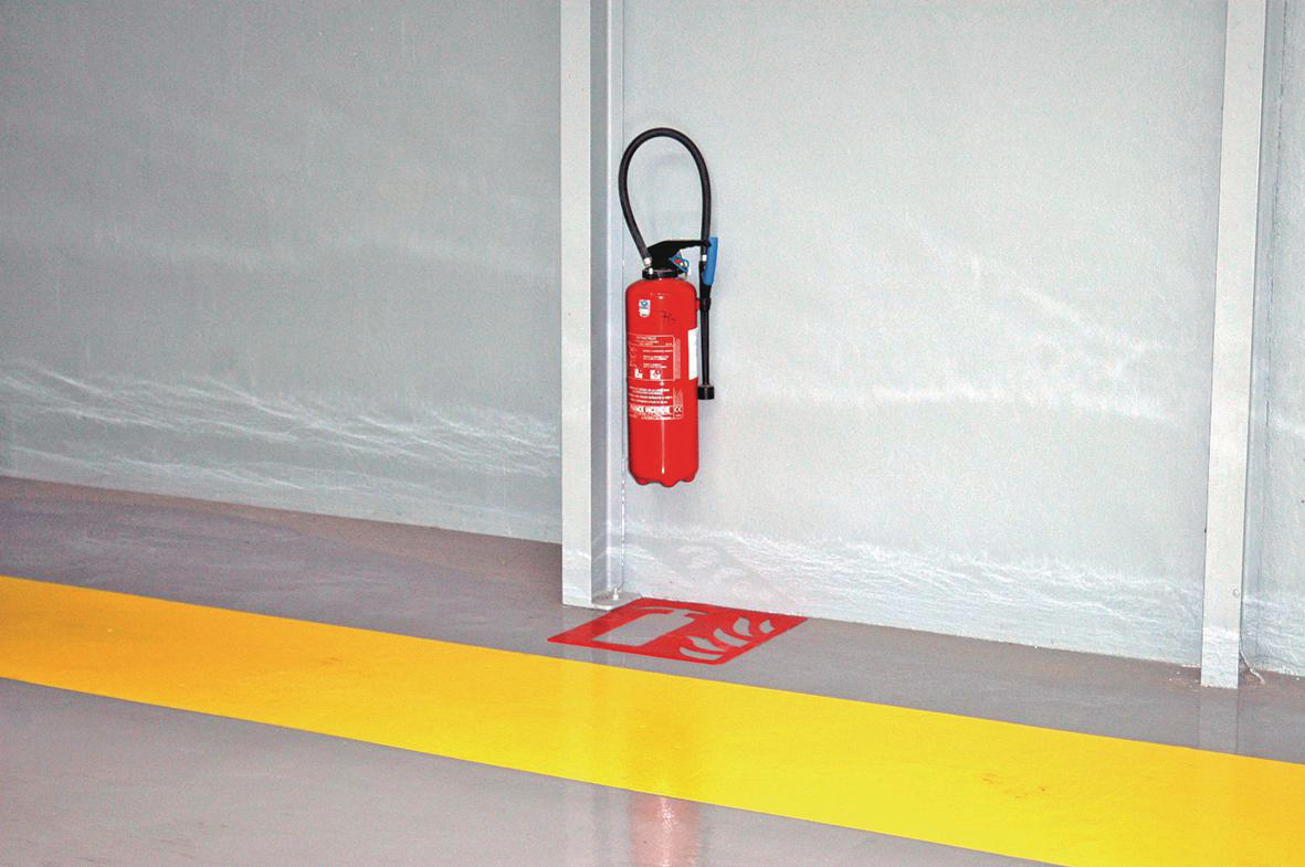 Sinalização no pavimento – Extintor – Gergosign - Manutan.pt