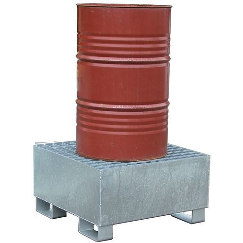 Caixa de retenção em aço – 220 L – Sameto Technifil - Manutan.pt