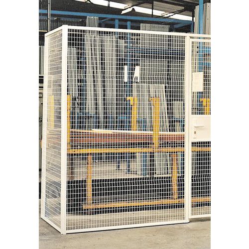 Divisória gradeada modular - Painel - Manutan.pt