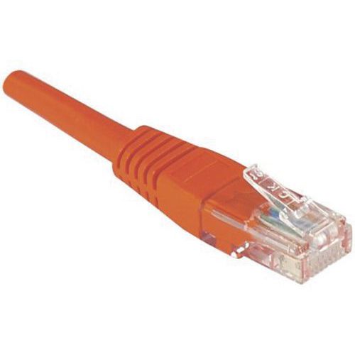 Cabo patch RJ45 - Cabo reto Cat5E - Não blindado UTP - CUC - Vermelho ...