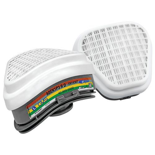 Filtro ABEK1-P3 RD para máscaras Elipse SPR490/491 – GVS - Manutan.pt