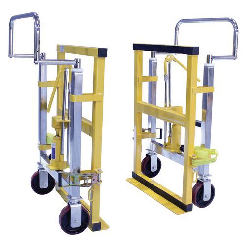 Porta-cargas empilhadores geminados hidráulicos - Capacidade de 1800 kg ...