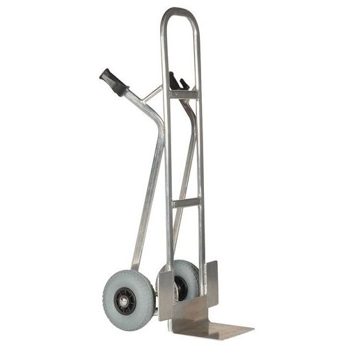 Porta-cargas em alumínio - Rodas antifuros - Capacidade de 350 kg ...