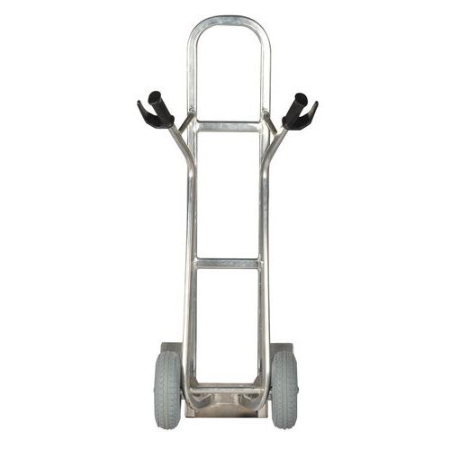 Porta-cargas em alumínio - Rodas antifuros - Capacidade de 350 kg ...