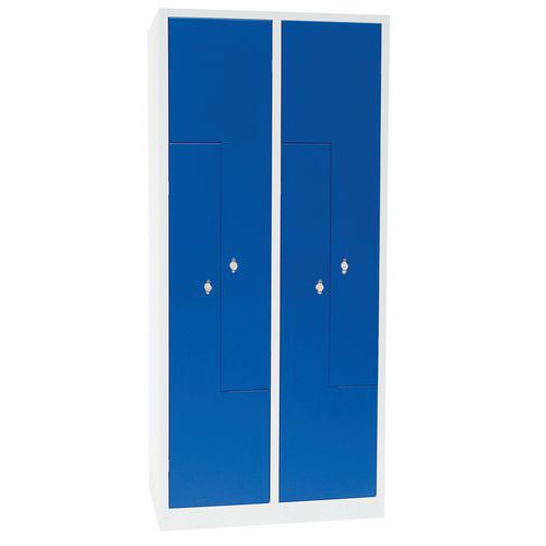 Cacifo com porta L de metal com base Manutan – 2 a 6 compartimentos de ...