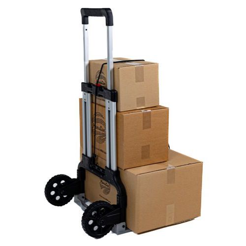 Porta-cargas dobrável em alumínio – Capacidade de 90 a 200 kg - Manutan ...