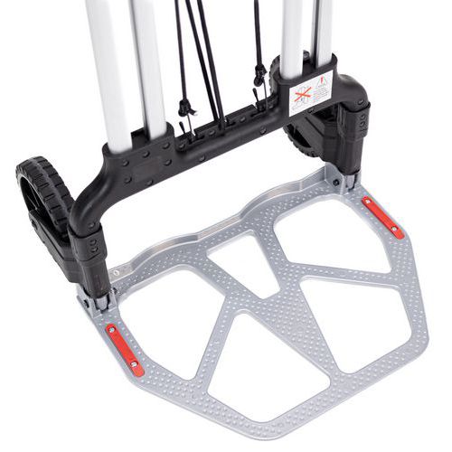 Porta-cargas dobrável em alumínio – Capacidade de 90 a 200 kg - Manutan ...