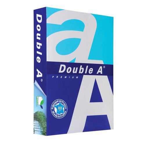 Papel Double A – A3 – 80 g/m² – Resma de 500 folhas - Manutan.pt