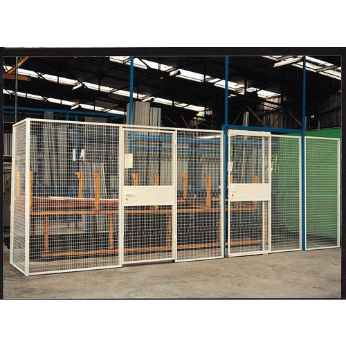 Divisória gradeada modular - Painel - Manutan.pt