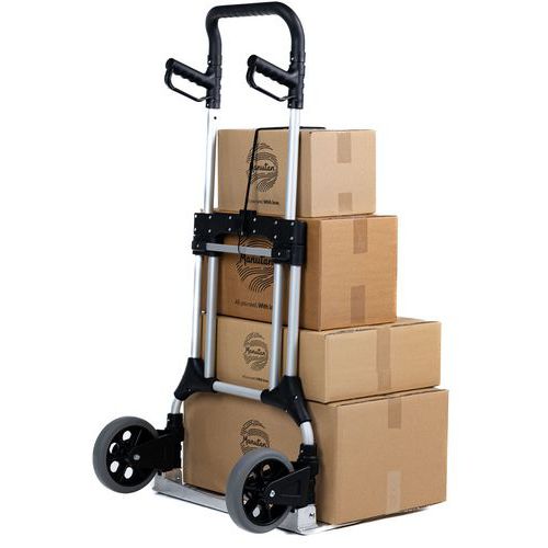 Porta-cargas dobrável em alumínio – Capacidade de 90 a 200 kg - Manutan ...