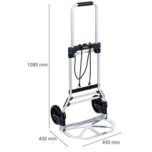 Porta-cargas dobrável em alumínio – Capacidade de 90 a 200 kg - Manutan ...