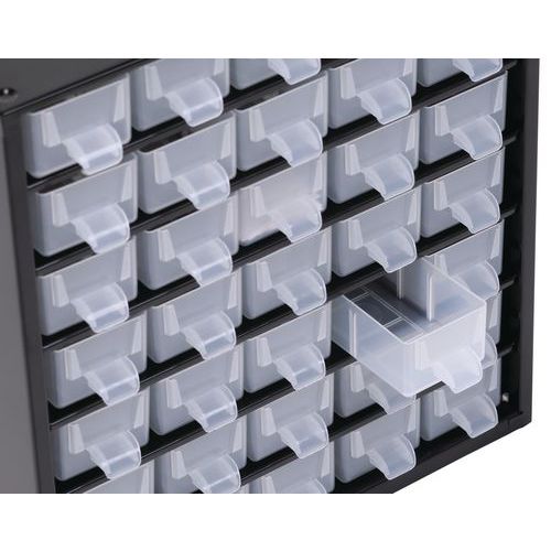Bloco de compartimentos em metal com gavetas – Viso - Manutan.pt