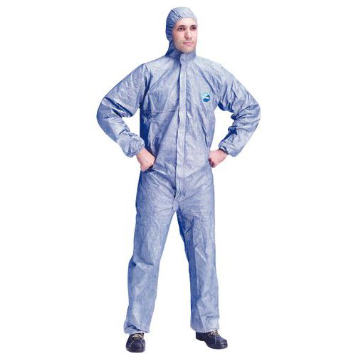 Fato descartável Tyvek® 500 Xpert - Azul - Manutan.pt