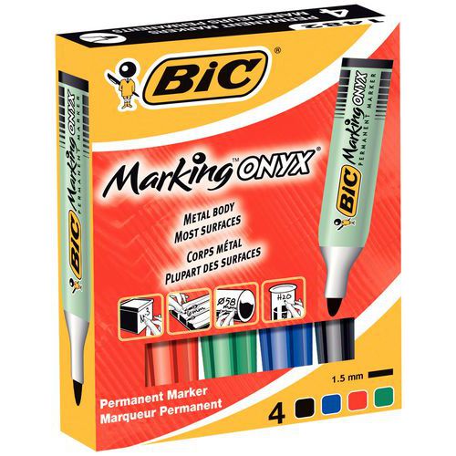 Marcador permanente – BIC Marking Onyx - Manutan.pt