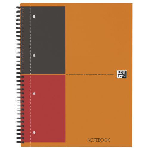 Caderno de argolas Oxford Notebook – formato A4 - Manutan.pt