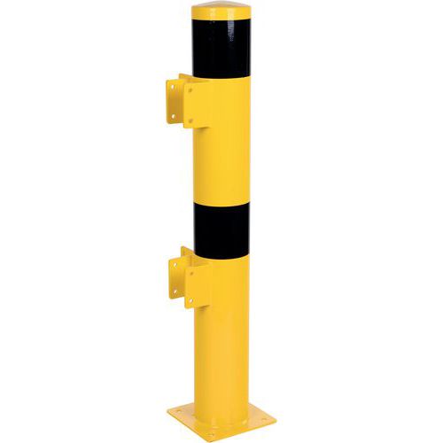 Poste em aço galvanizado para barreira de segurança – exterior – Dancop ...