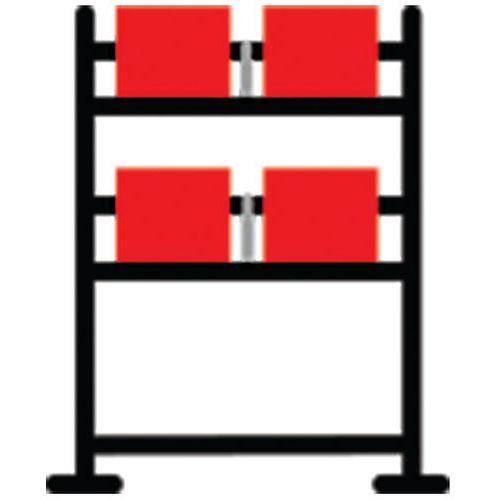 Mini-rack de recolha com roletes – Trilogiq - Manutan.pt