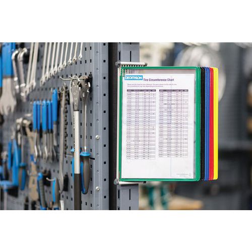 Porta documentos magnético de parede - Tarifold - Manutan.pt