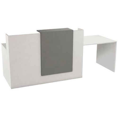 Balcão de receção Sydney – elemento inicial e adicional - Manutan.pt